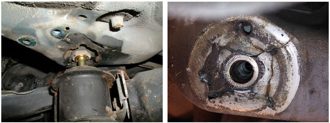 Chassis rear subframe reinforcement in the BMW E36 – Brent Ford Racing