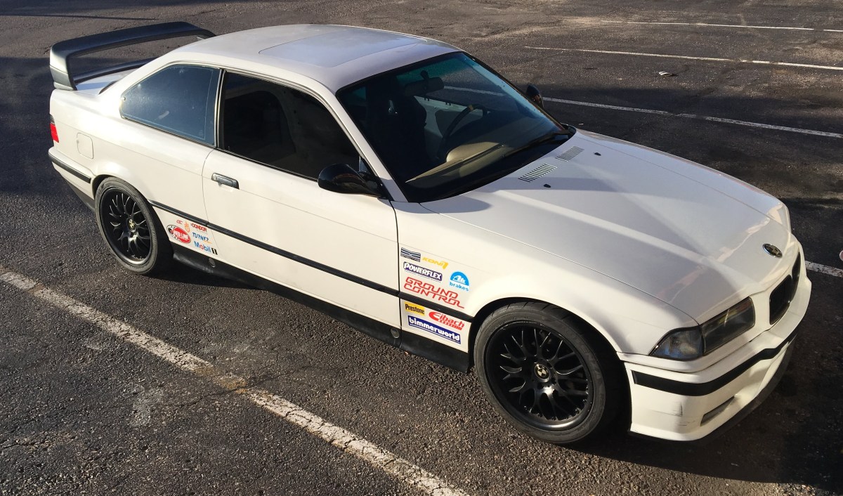 BMW E36 sunroof delete and larger sway bar install – Brent Ford Racing