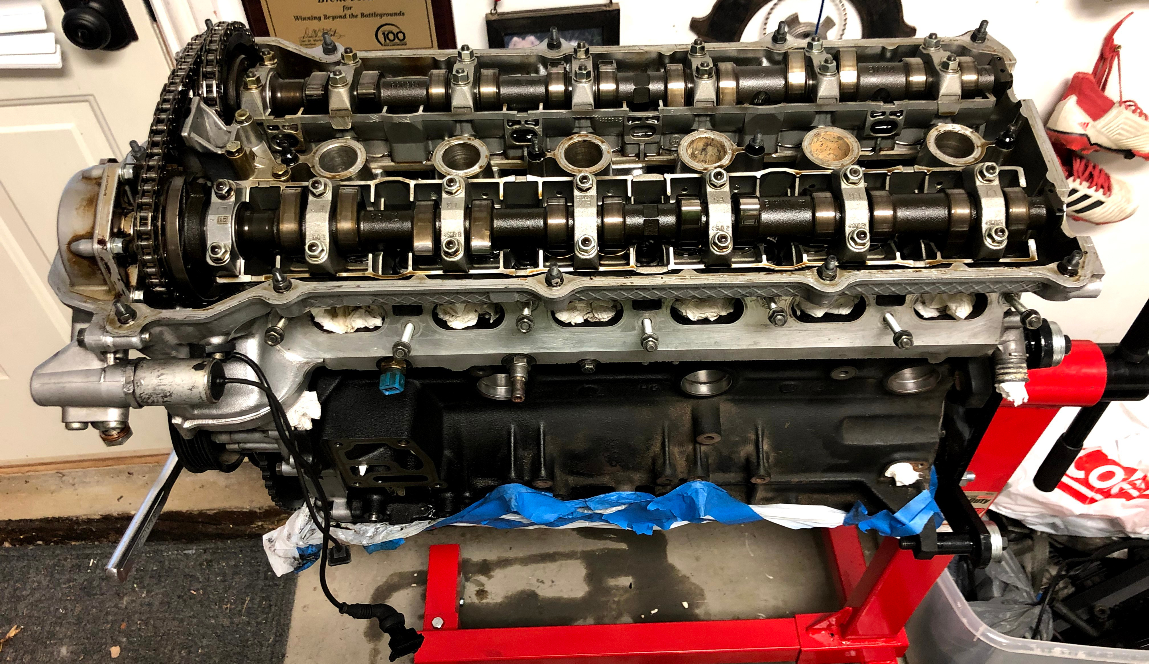 BMW E36 S52 Engine Swap – Long Block Strip and Planning – Brent Ford Racing